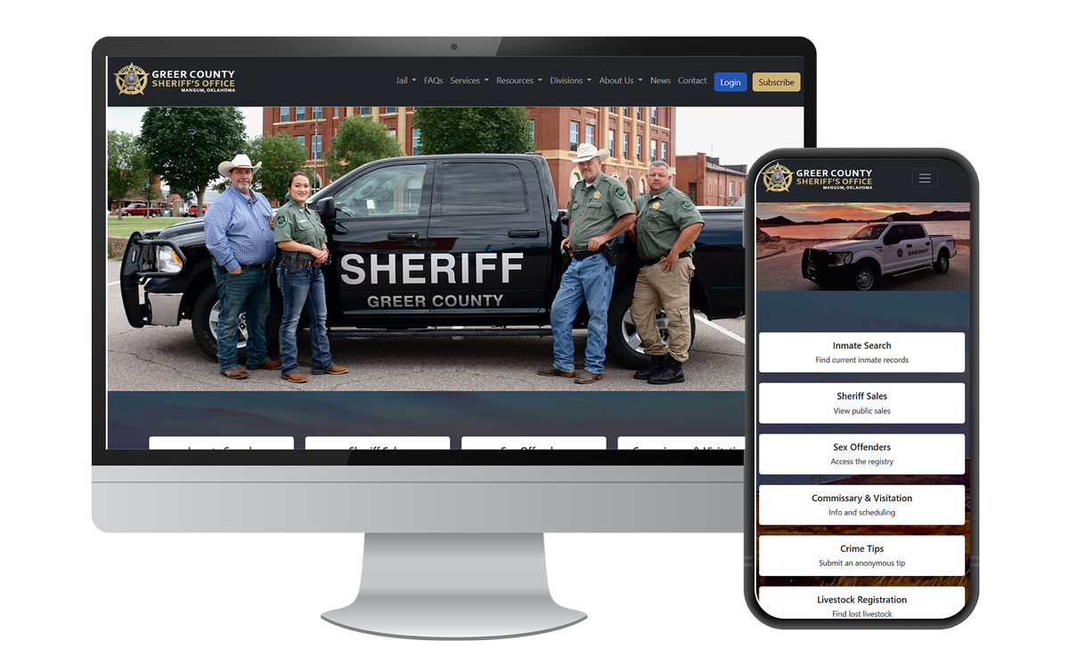 Sheriff Website Templates