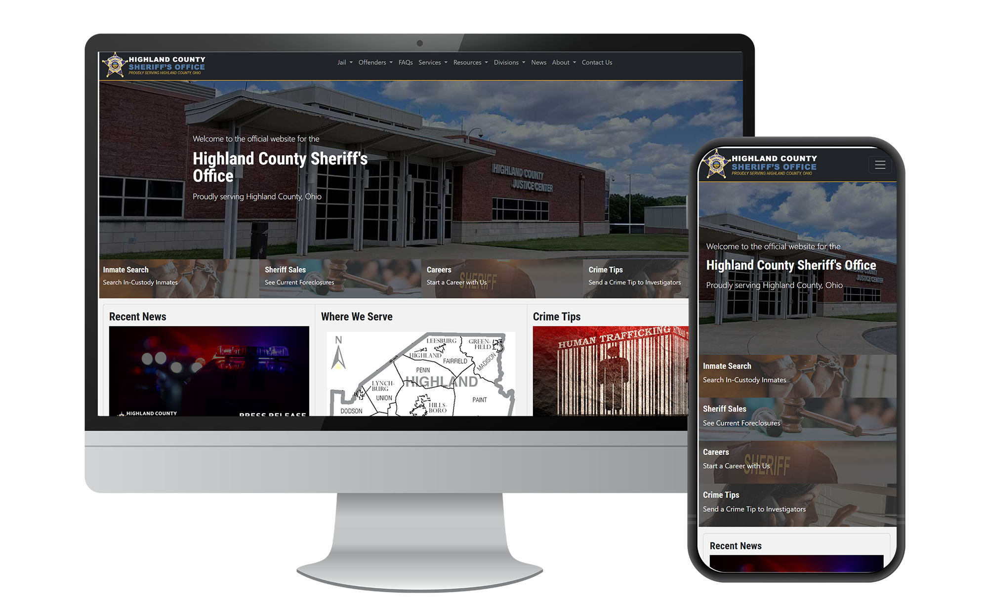 Sheriff Website Templates